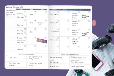Get Fit With These 3 Fitness Planners - Earn Spend Live