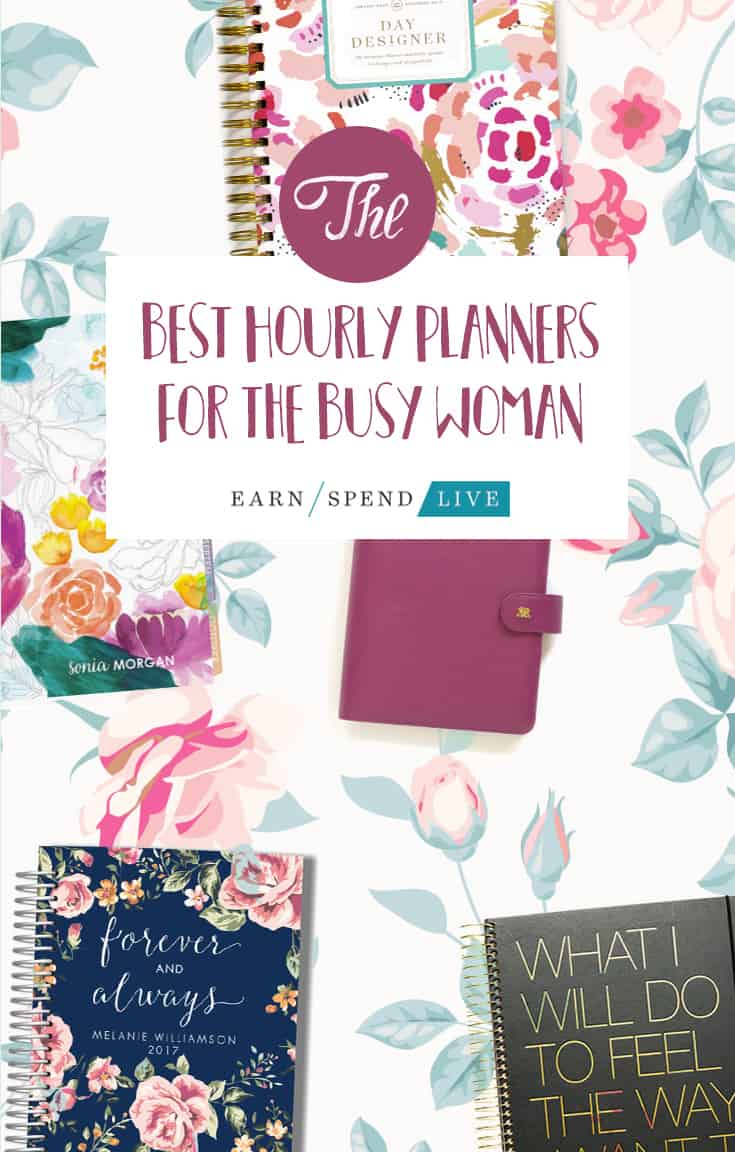 The Best Hourly Planners for the Busy Woman - Earn Spend Live
