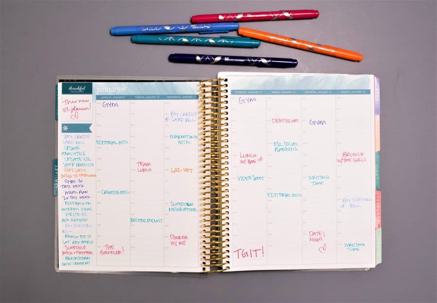 How to Color Code Your Planner - Earn Spend Live