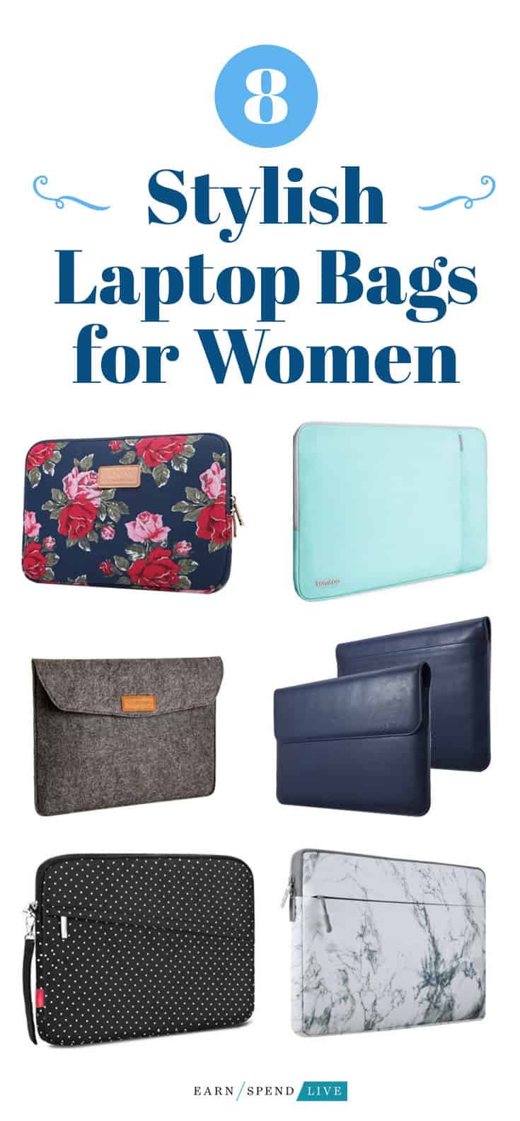 8 Stylish Laptop Bags for Women - Earn Spend Live